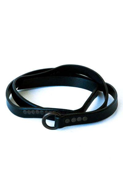 Replika Black Studded Belt – Lost & Found